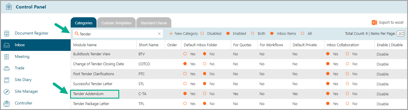 How to create Tender Request, Tender Addendum and Quotation Request ...