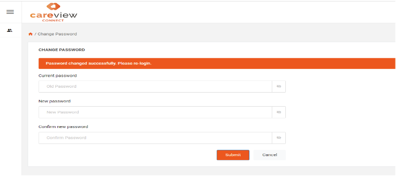 Reset A Careview Connect Password