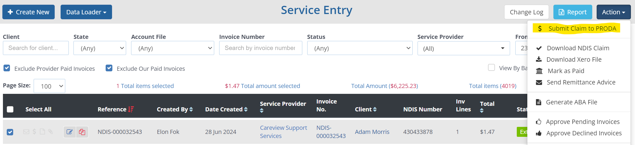 How to use the PRODA Payment Requests API