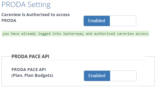 How to enable PACE API for your organisation
